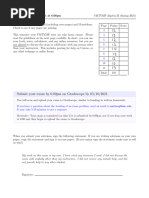 MATH 140 Practice Final Exam | PDF | Zero Of A Function | Function ...