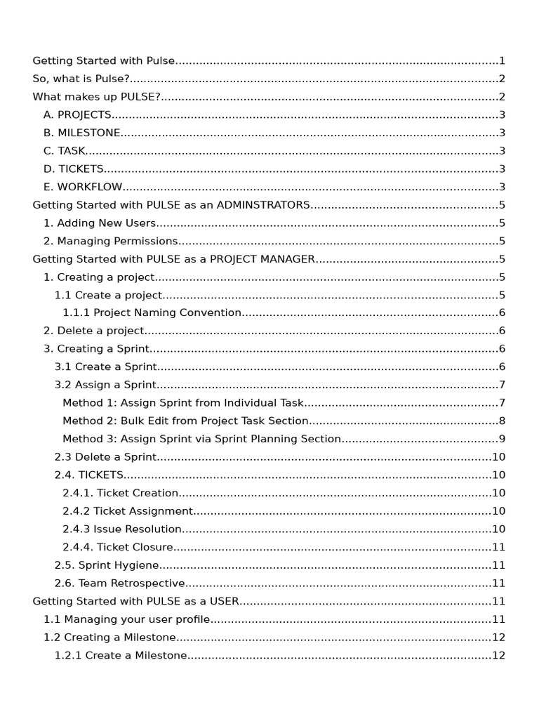 Pulse - User Guide | PDF | Password | User (Computing)