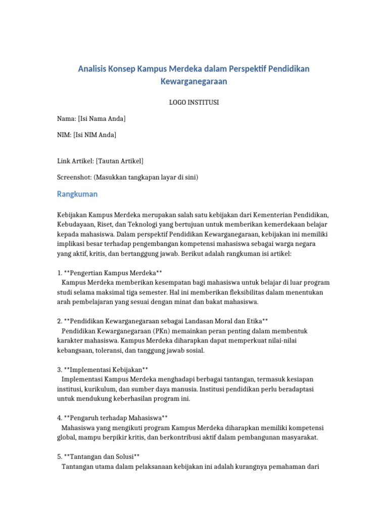 Analisis_Kampus_Merdeka | PDF