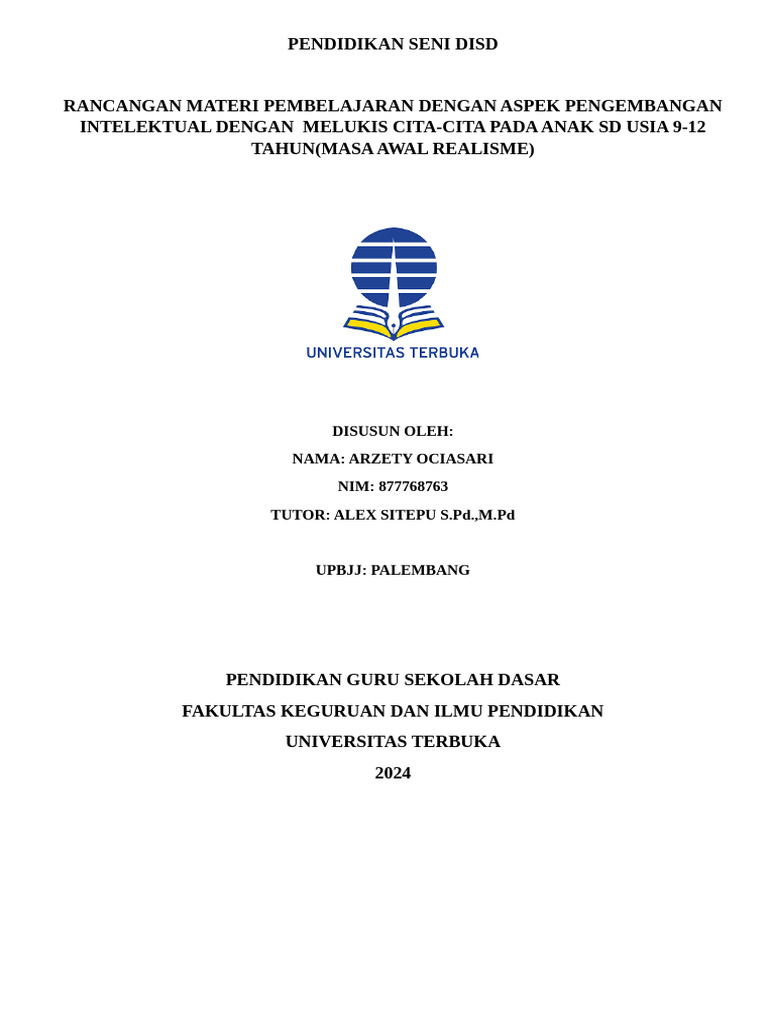 Pendidikan Seni Disd | PDF