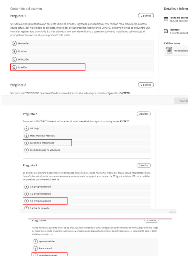 Examen geria 1 | PDF