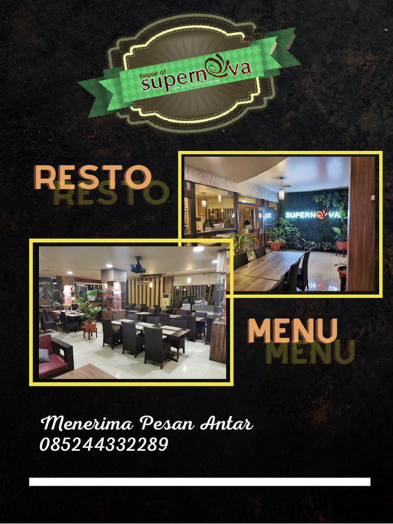 Menu Supernova 2023 dan Pesan Antar | PDF