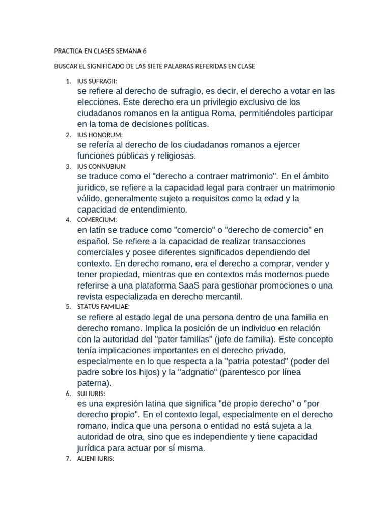 Practica en Clases Semana 6 | PDF