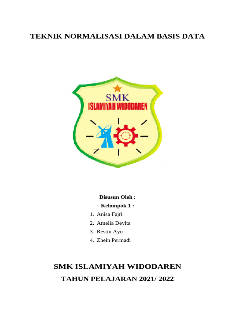 Teknik Normalisasi Dalam Basis Data | PDF