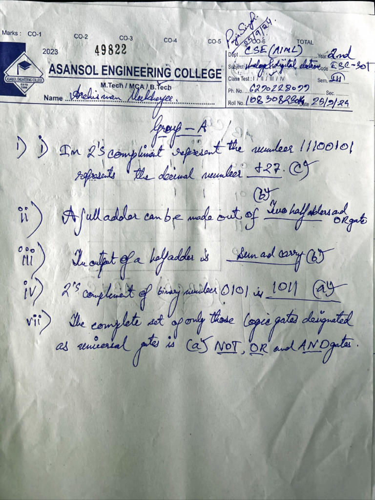 Archismanmukherjee Ca3 | PDF