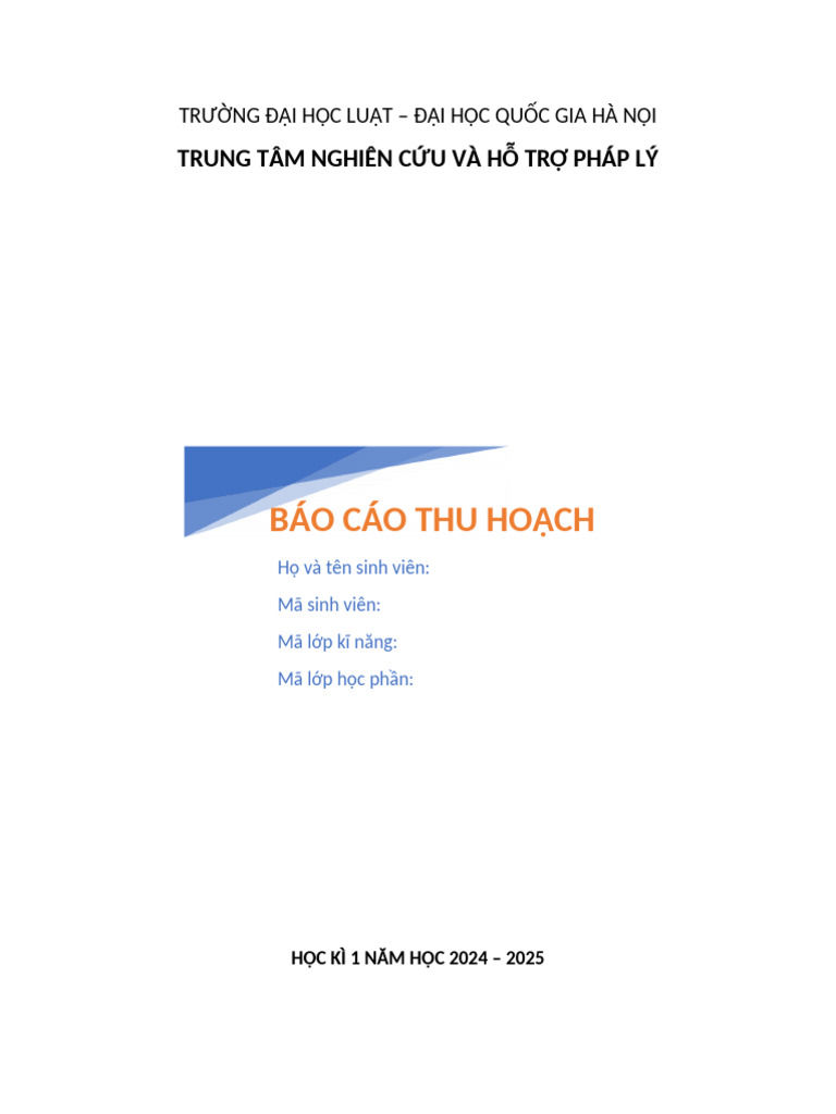 Mau BCTH Thuc Hanh CA Nhan | PDF