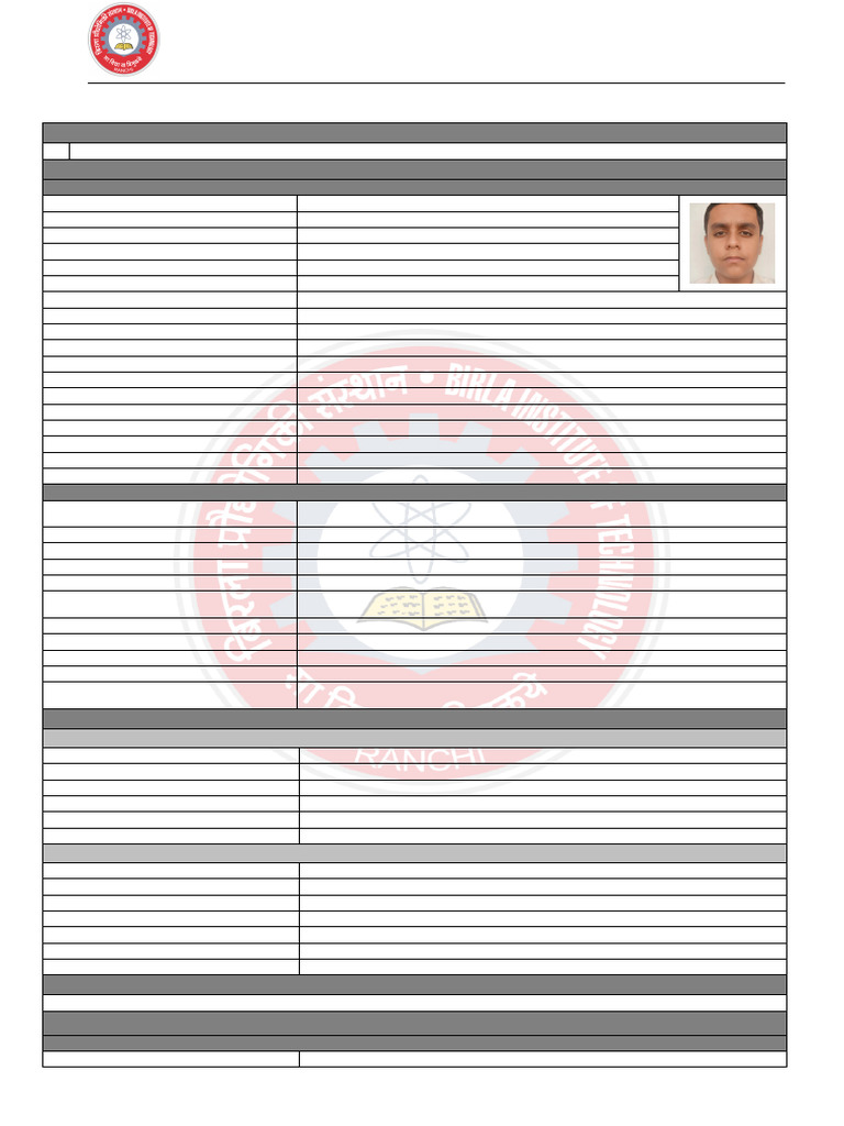 Admission Appli CT A I On Form | PDF