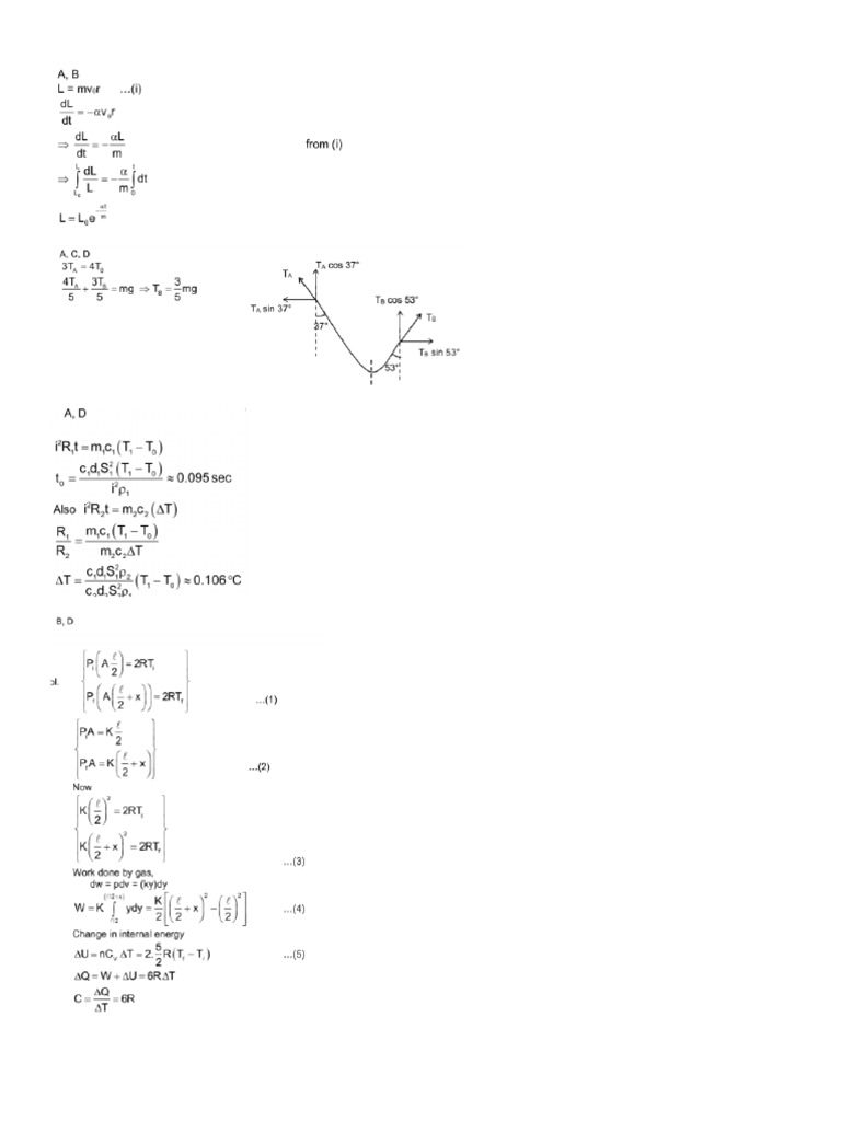 Pragathi Full Test-1 Paper-1 (Solutions Chem Pending) 2024 Passout | PDF