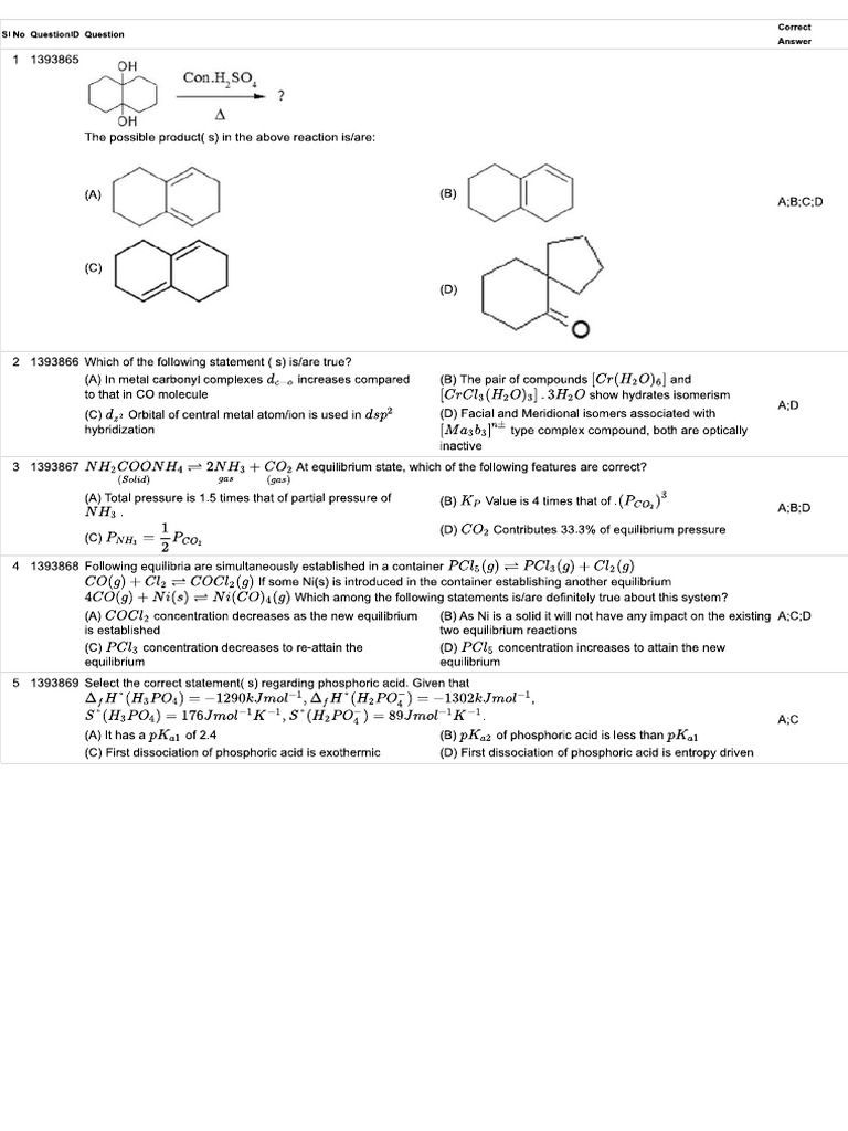 RDX-10 - XII 2024 Passout (Qp+Key+Solutions) - 20.04.2024 | PDF | Coordination Complex | Gases