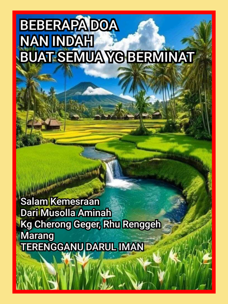 Beberapa Doa Nan Indah Buat Semua Yg Berminat | PDF