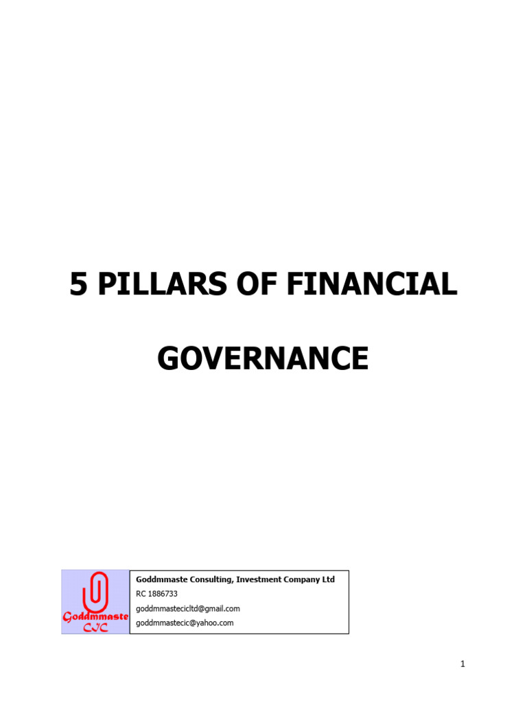 5 Key Pillars of Financial Governance | PDF | Internal Control ...