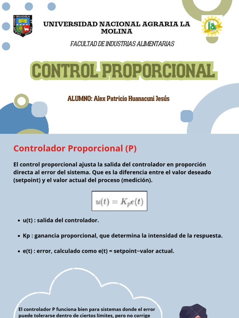 Control Proporcional en Sistemas Térmicos | PDF | Matemáticas Aplicadas