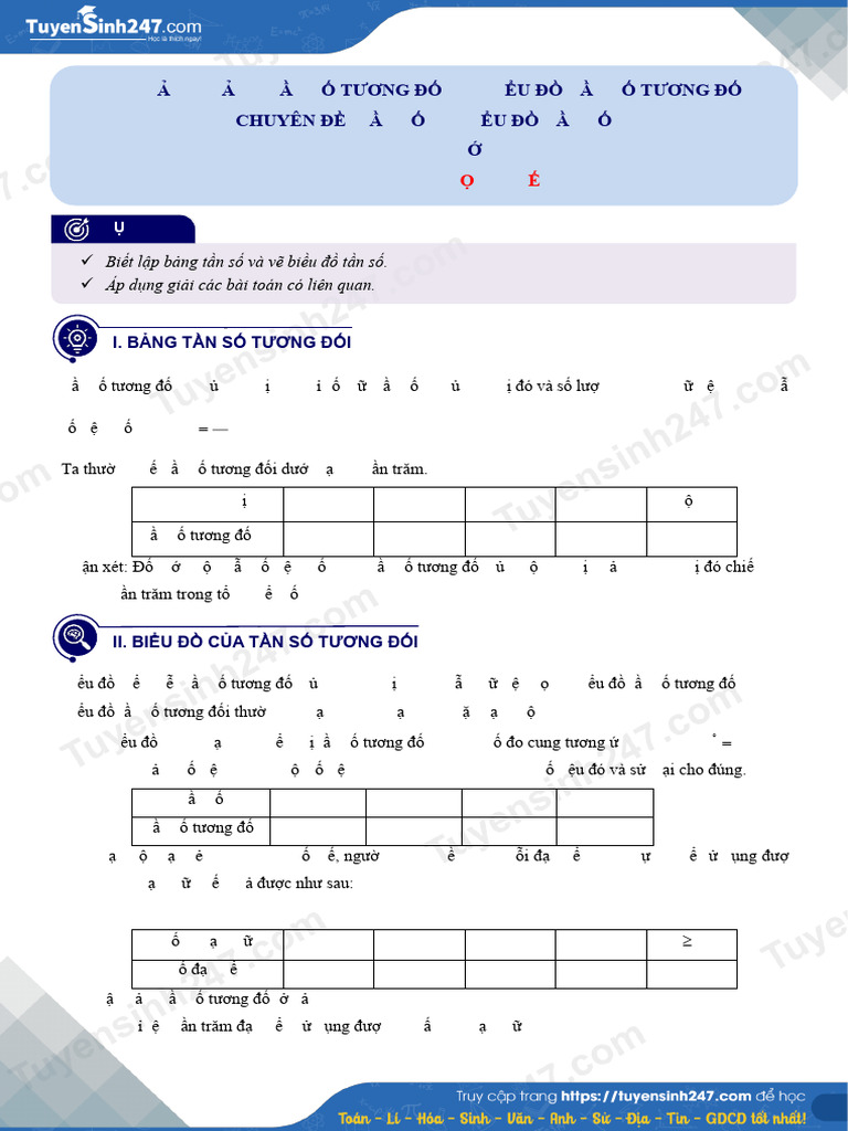 Bang Tan So Tuong Doi Va Bieu Do Tan So Tuong Doi 1737421242 | PDF