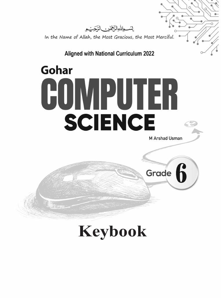 Gohar Computer Science 6 PCTB-KP Keybook | PDF | Computer Data Storage | Window (Computing)