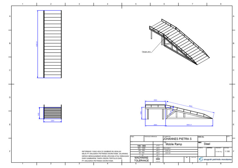 Ramp Drawing Revisi | PDF