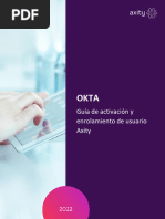 IN19 - Manual de Usuario Okta | PDF | Contraseña | Autenticación