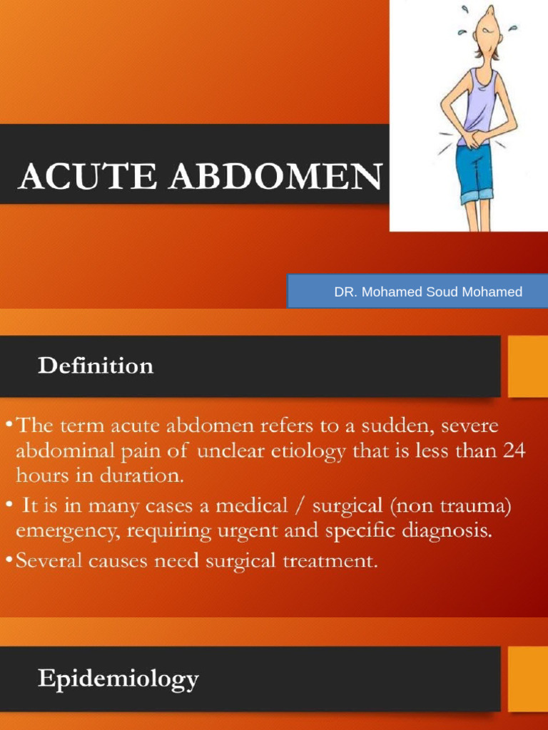 Acute Abdomen | PDF