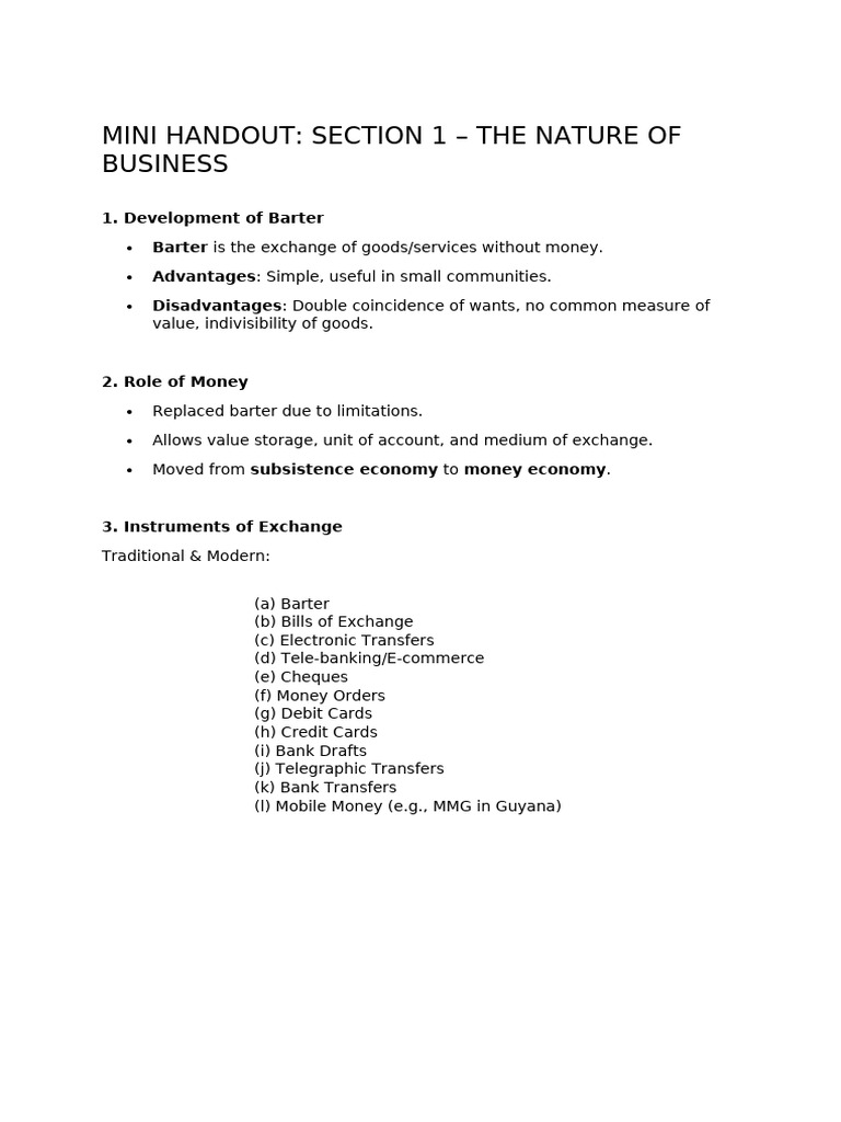 POB Crash Notes - Exam Prep | PDF | Taxes | Banks