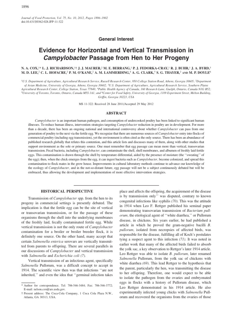 Evidence For Horizontal and Vertical Transmission in Cam - 2012 ...