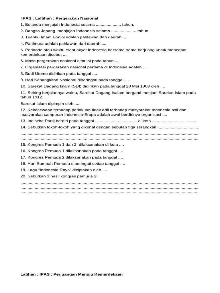 Latihan IPAS Materi S2 | PDF