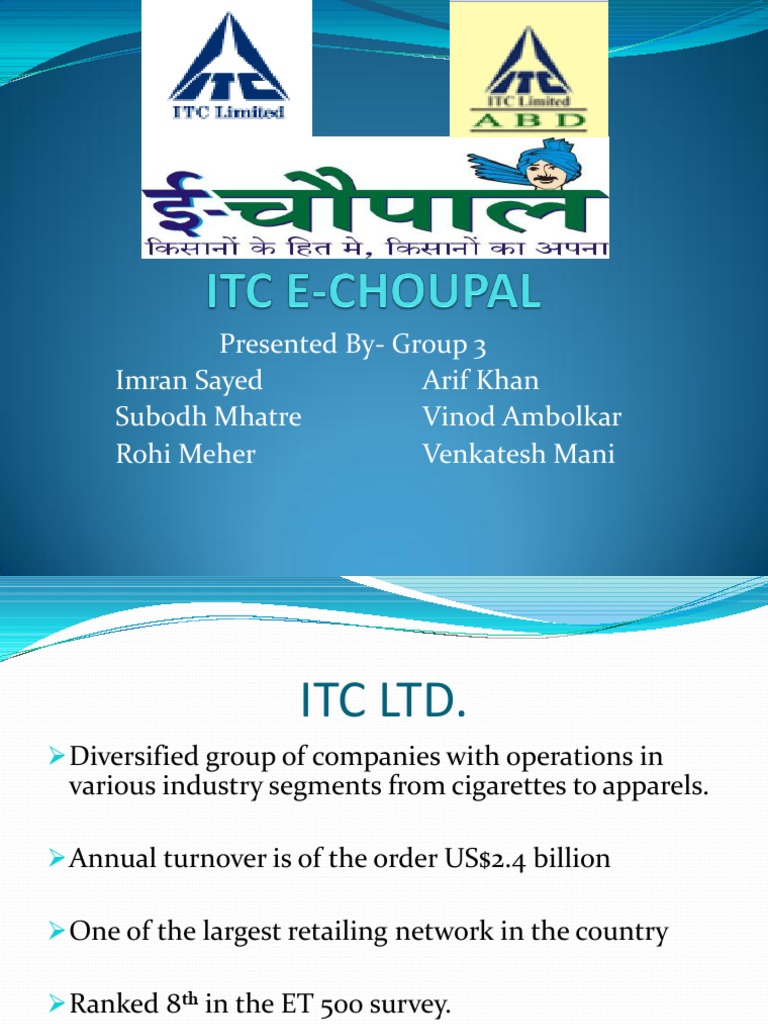 Itc E-Choupal | PDF