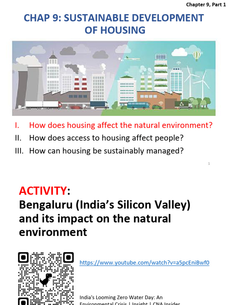 Sustainable Housing and Environmental Impact | PDF | Pollution | Air ...