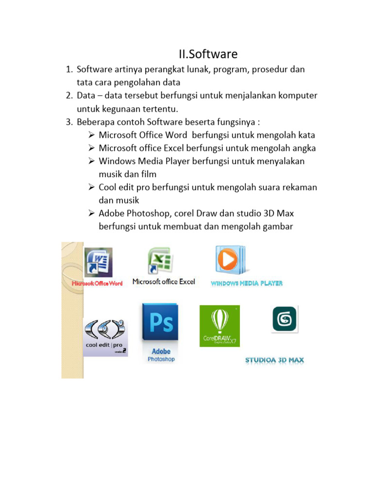 2.pengertian Software | PDF