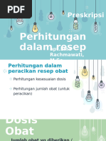 Perhitungan Dalam Resep Racikan Puyer Dan Sirup | PDF