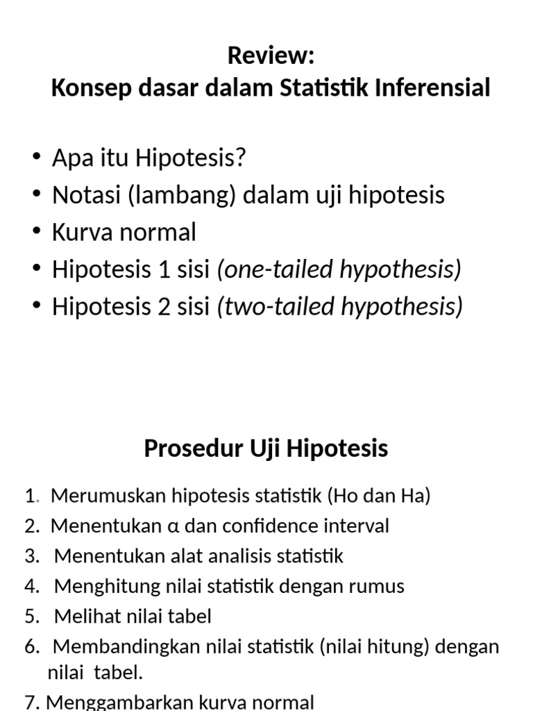 Uji Rata-Rata Satu Sampel (Sampel Besar) | PDF