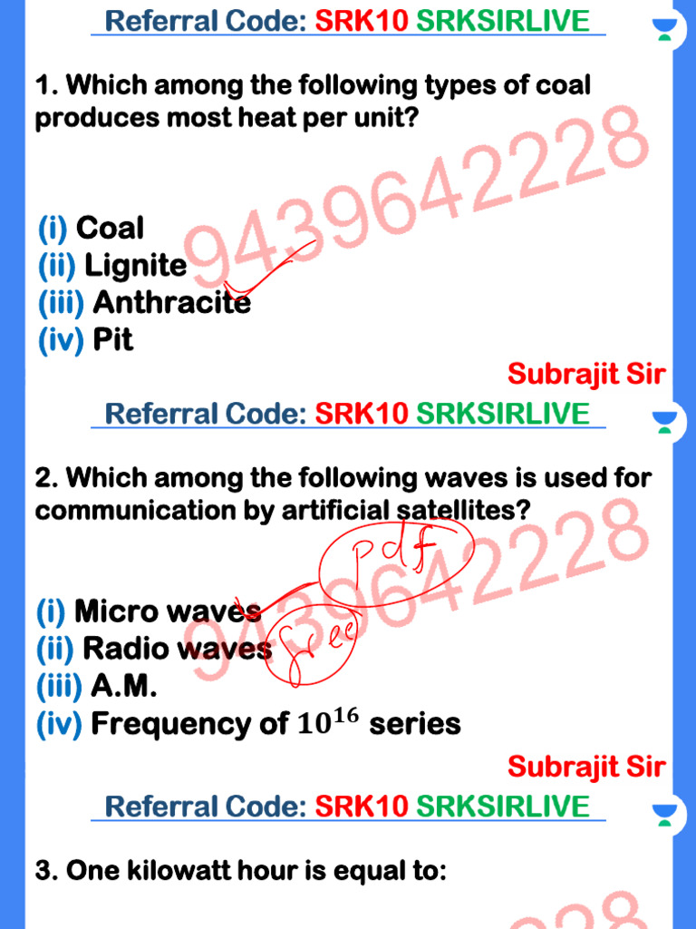 GS Physics by Subrajit Sir | PDF | Light | Optics