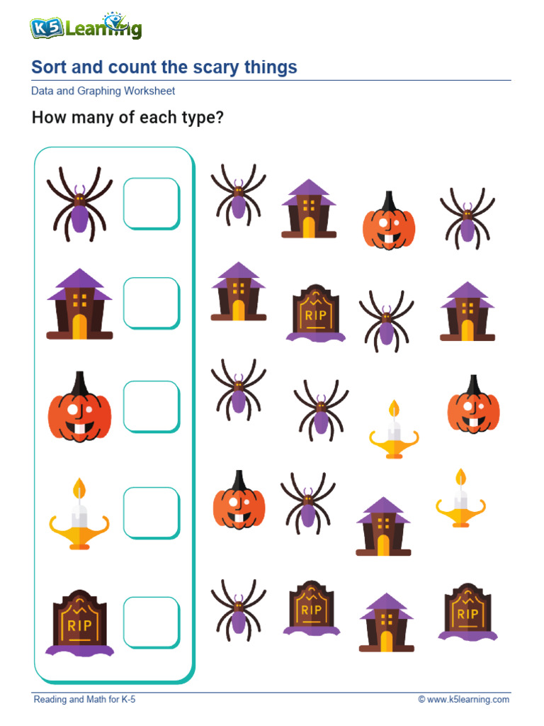 Sort and Count The Scary Things | PDF