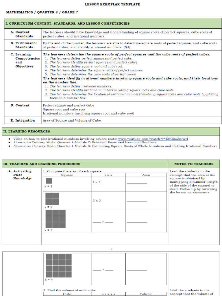 MATATAG Lesson Exemplar | PDF