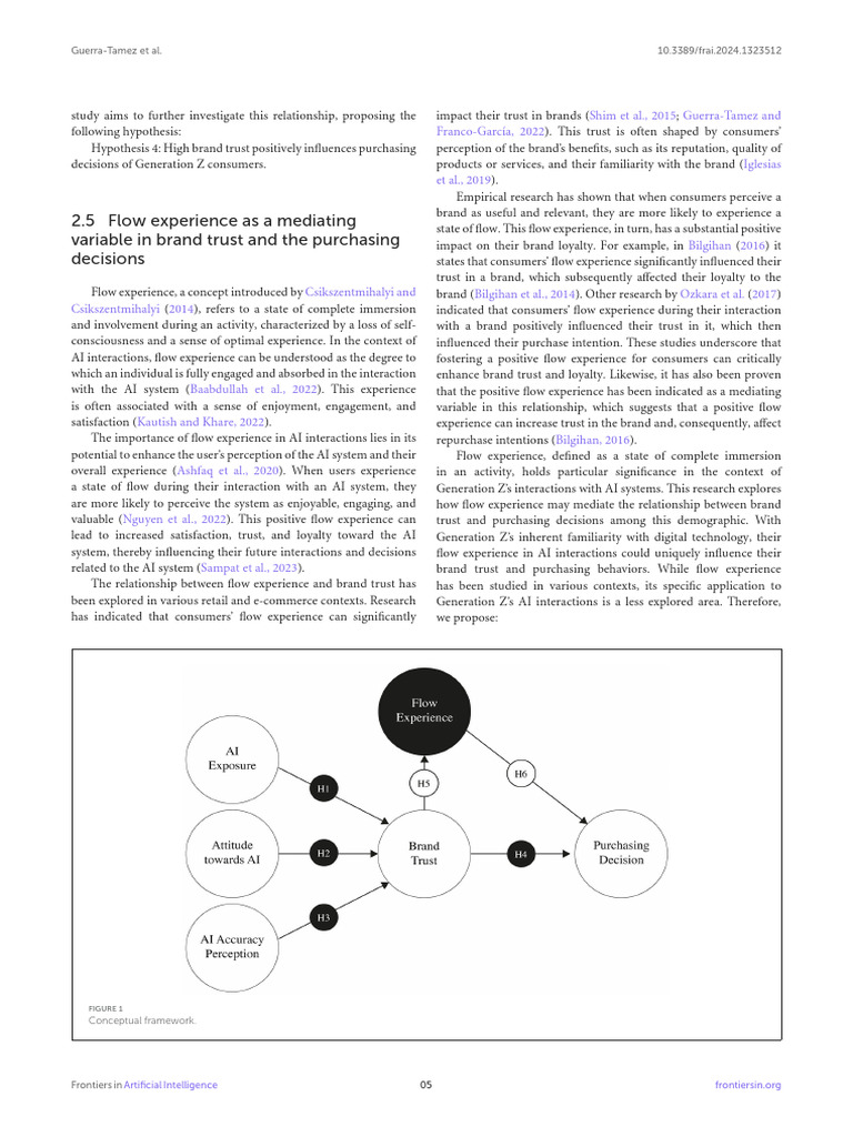 Decoding - Gen - Z - AI's - in Uence - o - Trust - and - Purchasing - Behavior 5 | PDF | Flow ...