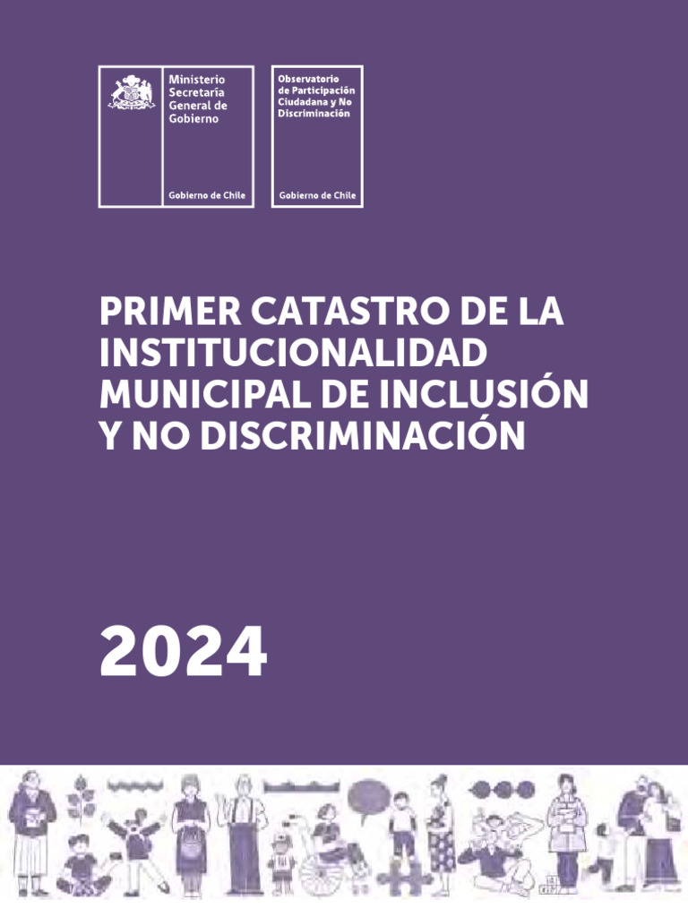 Primer catastro institucionalidad municipal de inclusión y no ...