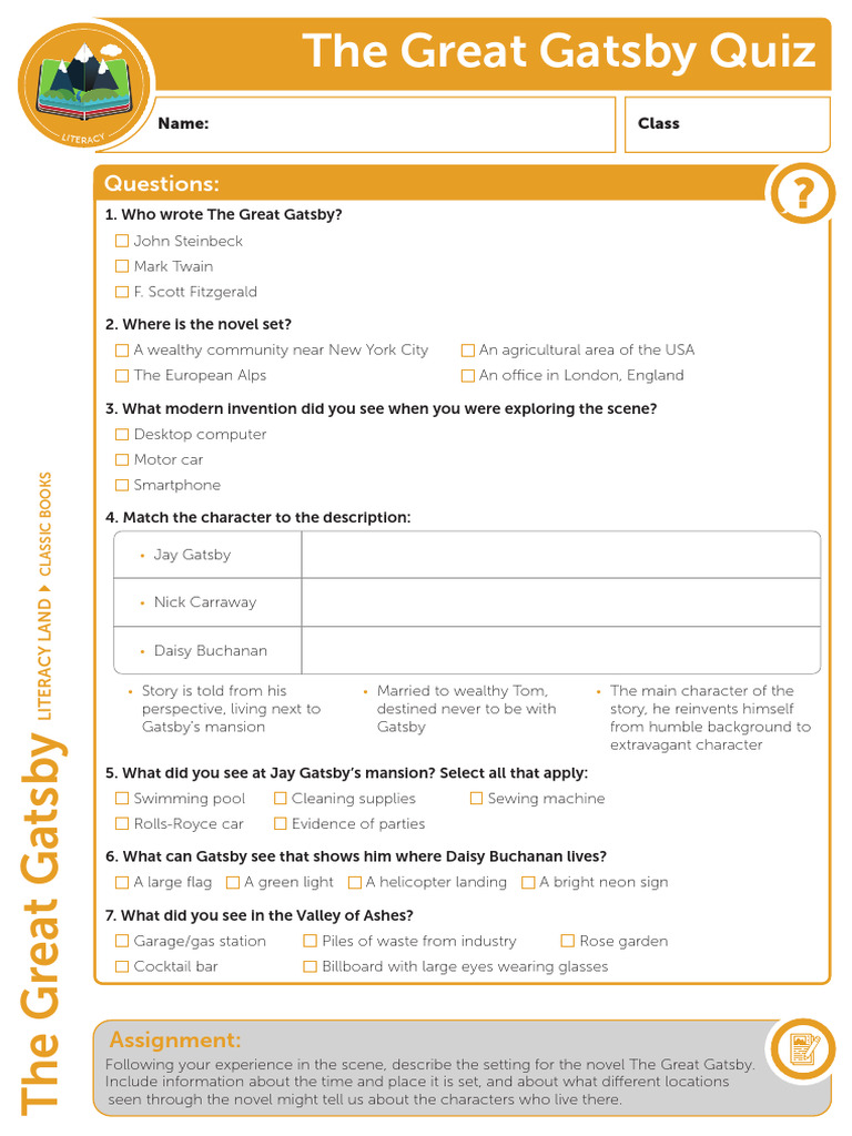 The Great+Gatsby+Teacher+Notes+3 | PDF | The Great Gatsby | Novels