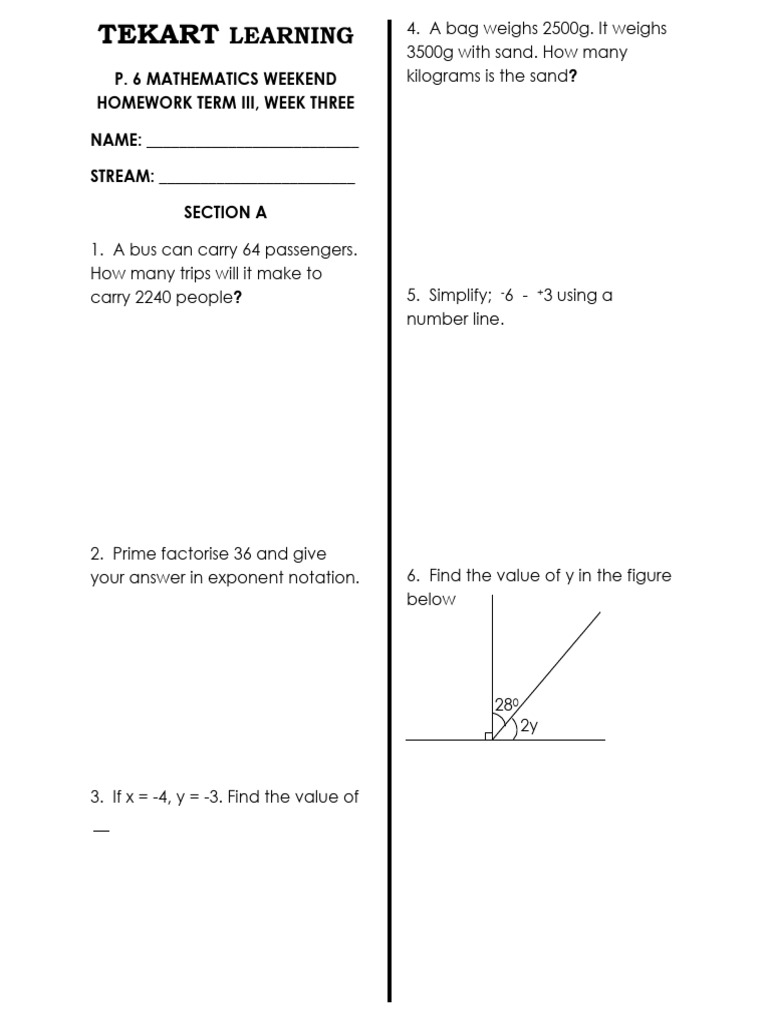 Home Week 3i Term 3 Ghkfcvgdy | PDF | Arithmetic | Mathematics