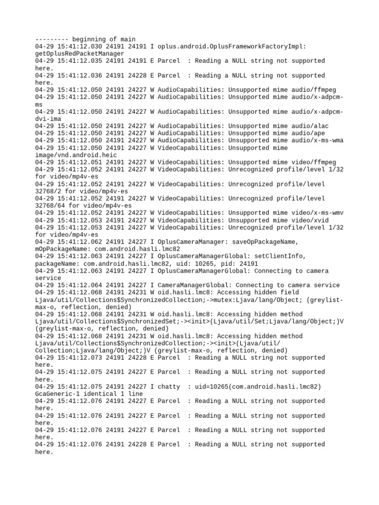 Logcat 1651225271995 | PDF | Computer Engineering | Computer Programming