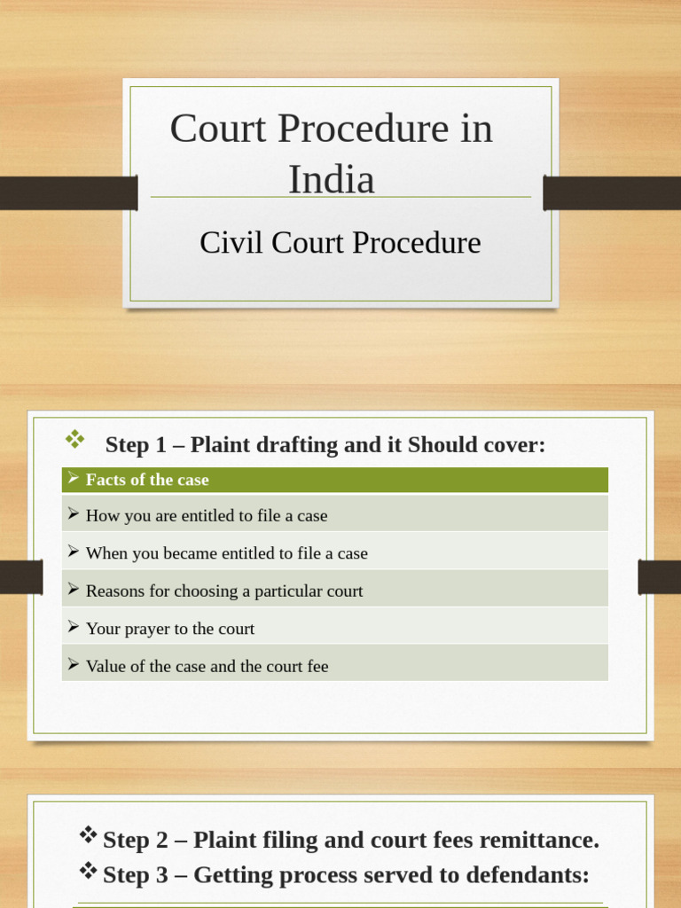 Civil Court Procedure in India 2025 | PDF | Lawsuit | Legal Procedure