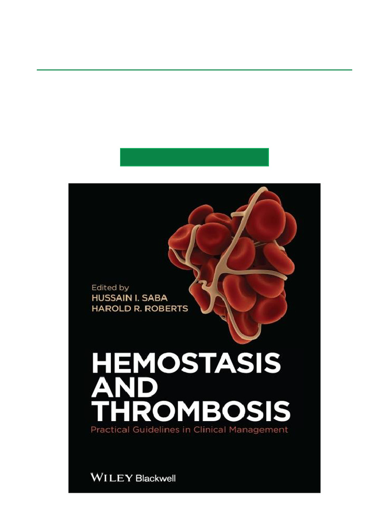 Look Into Hemostasis and Thrombosis Practical Guidelines in Clinical ...