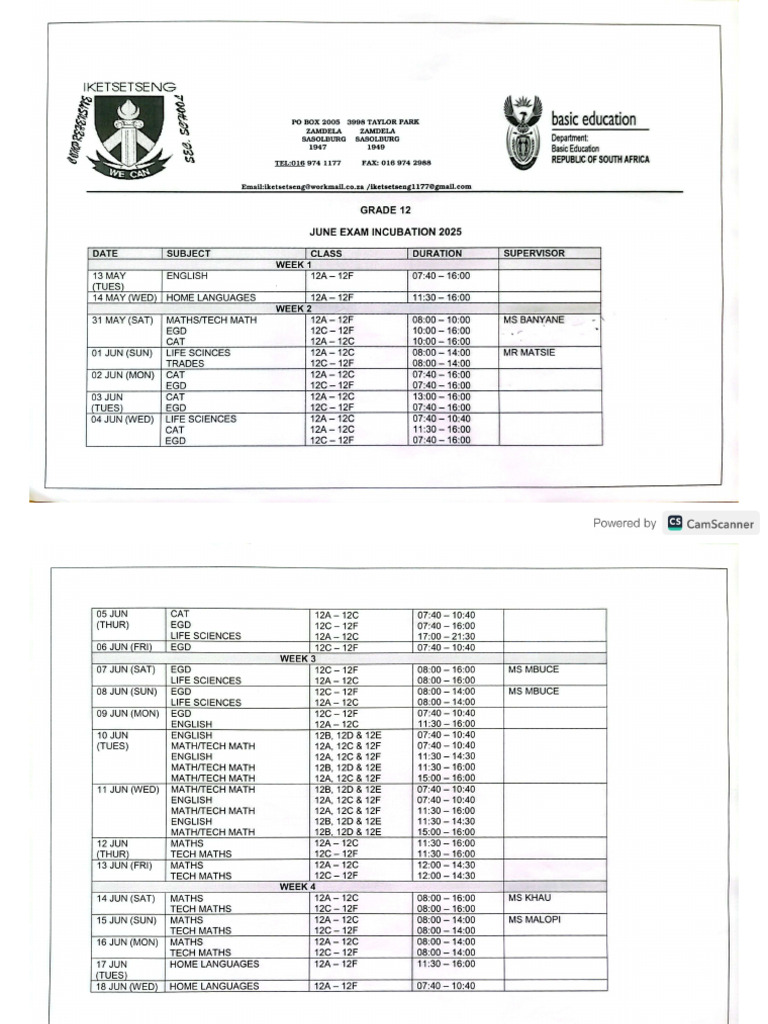 June Exam Incubation 2025 | PDF