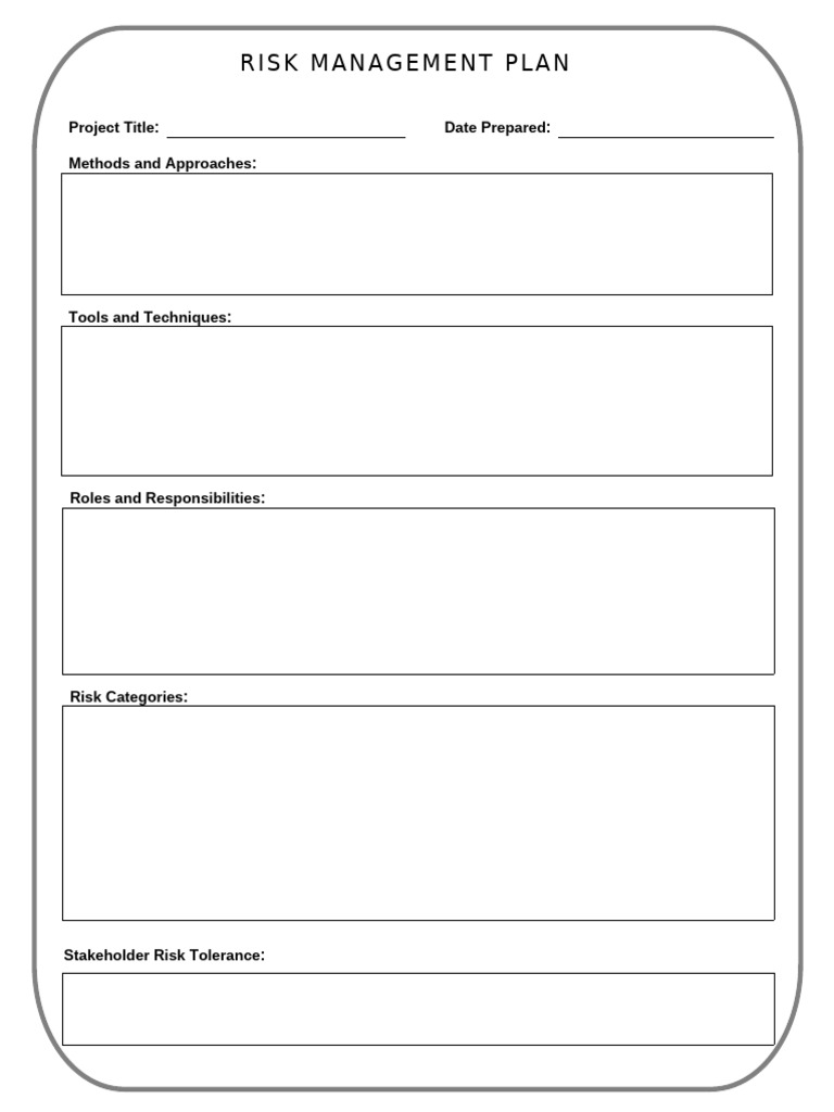 3.28 - Risk Management Plan | PDF