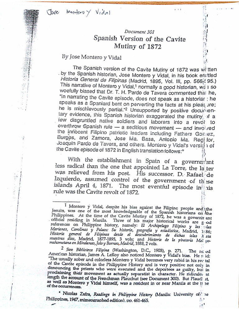 Cavite Mutiny Spanish Version | PDF