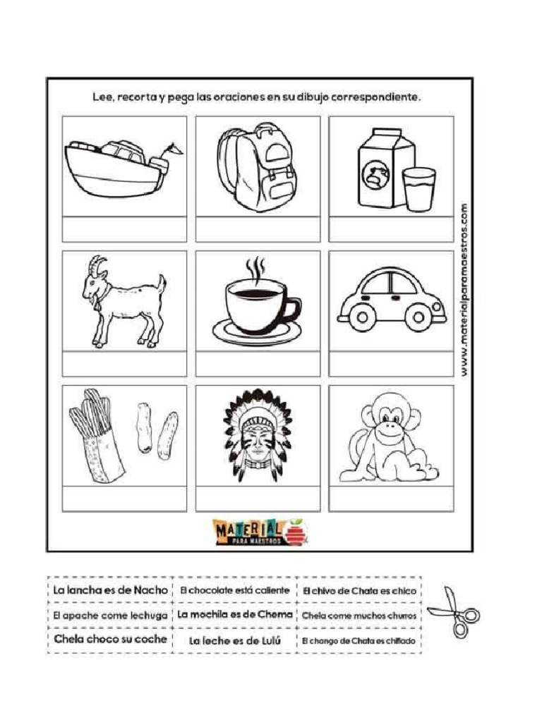 oraciones para recortar | PDF