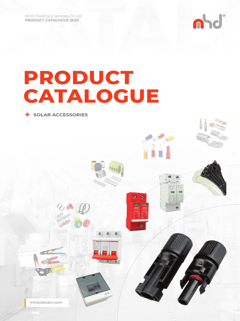 MHD Catalogue Solar Accessories | PDF | Insulator (Electricity) | Mains Electricity
