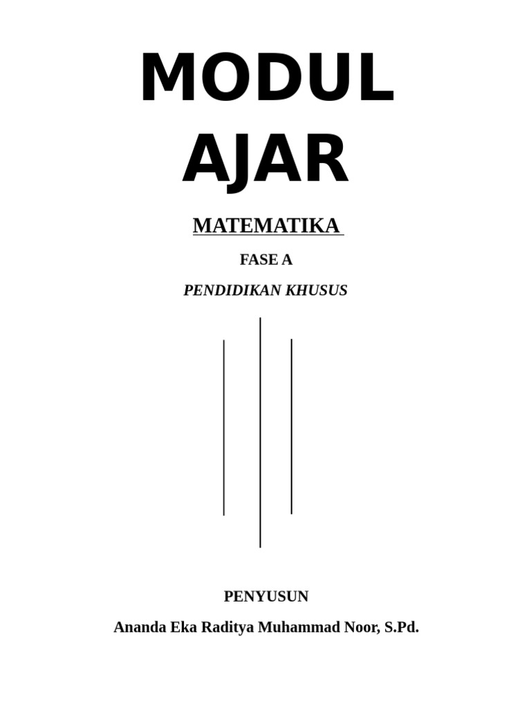 mODUL AJAR AUTIS | PDF