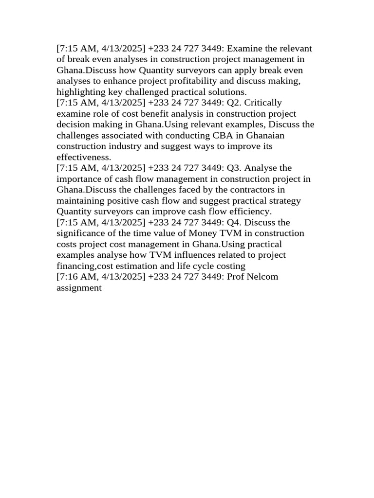 Assignment Prof. Nelcom Cef | PDF