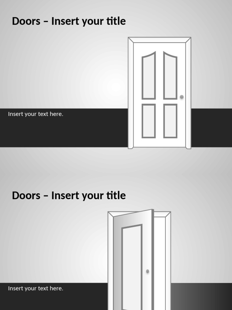 1010 Doors Powerpoint Template | PDF