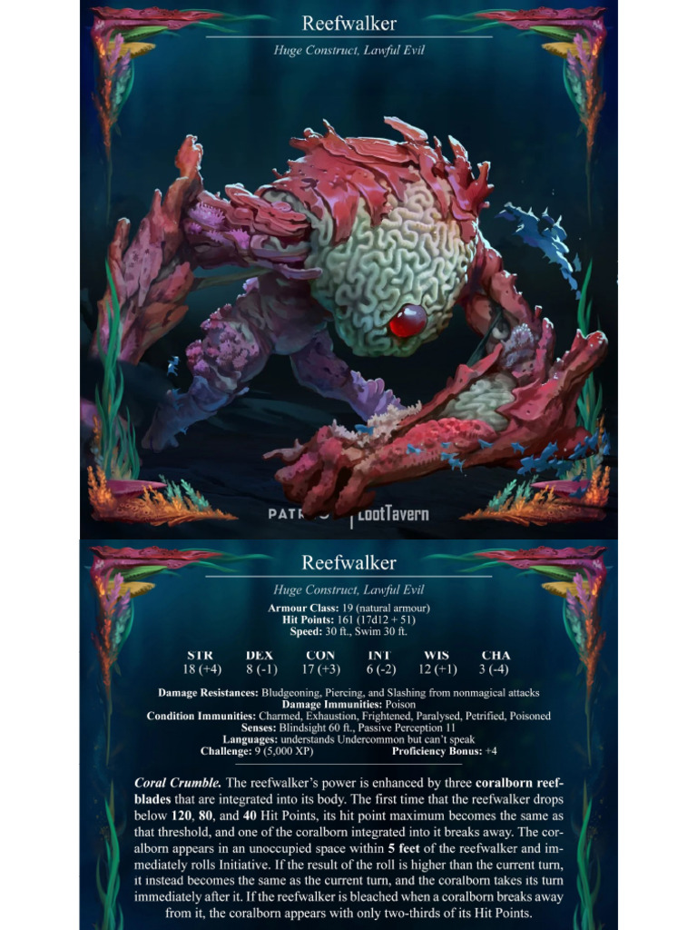 Reefwalker Coralblade | PDF