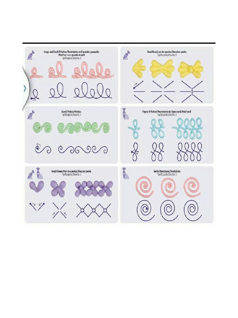 Wilton Cake Decorating Practice Sheets 159931.Jpg | PDF