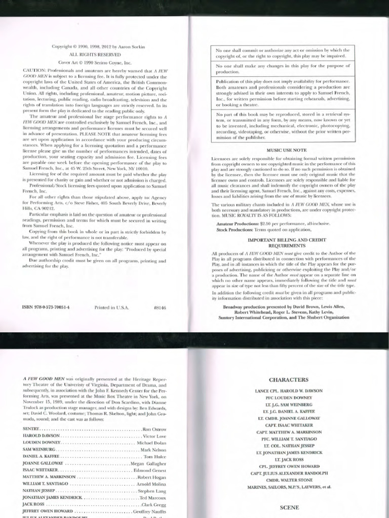 A Few Good Men | PDF